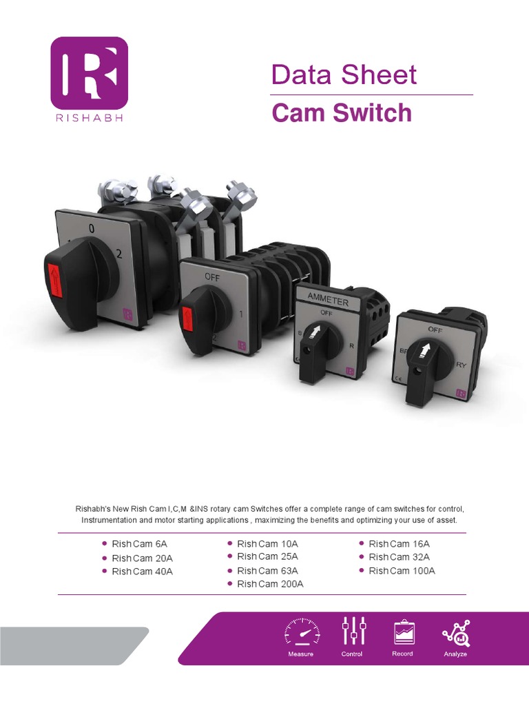 Cam Switches | PDF | Switch | Alternating Current