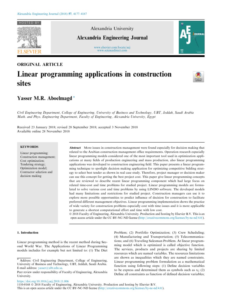 Jurnal Model Matematika | PDF | Mathematical Optimization | Linear ...