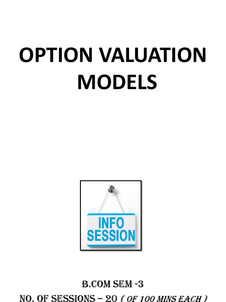 Option Valuation Models | PDF | Put Option | Option (Finance)