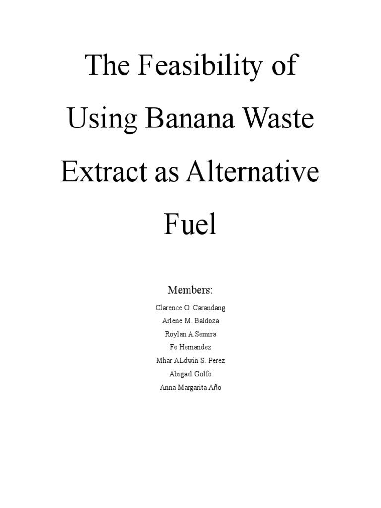 Bioethanol Production from Banana Waste | PDF | Ethanol | Biofuel