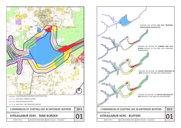 D3-S - Existing Use Within Buffer - Comparison | PDF | Bodies Of Water ...