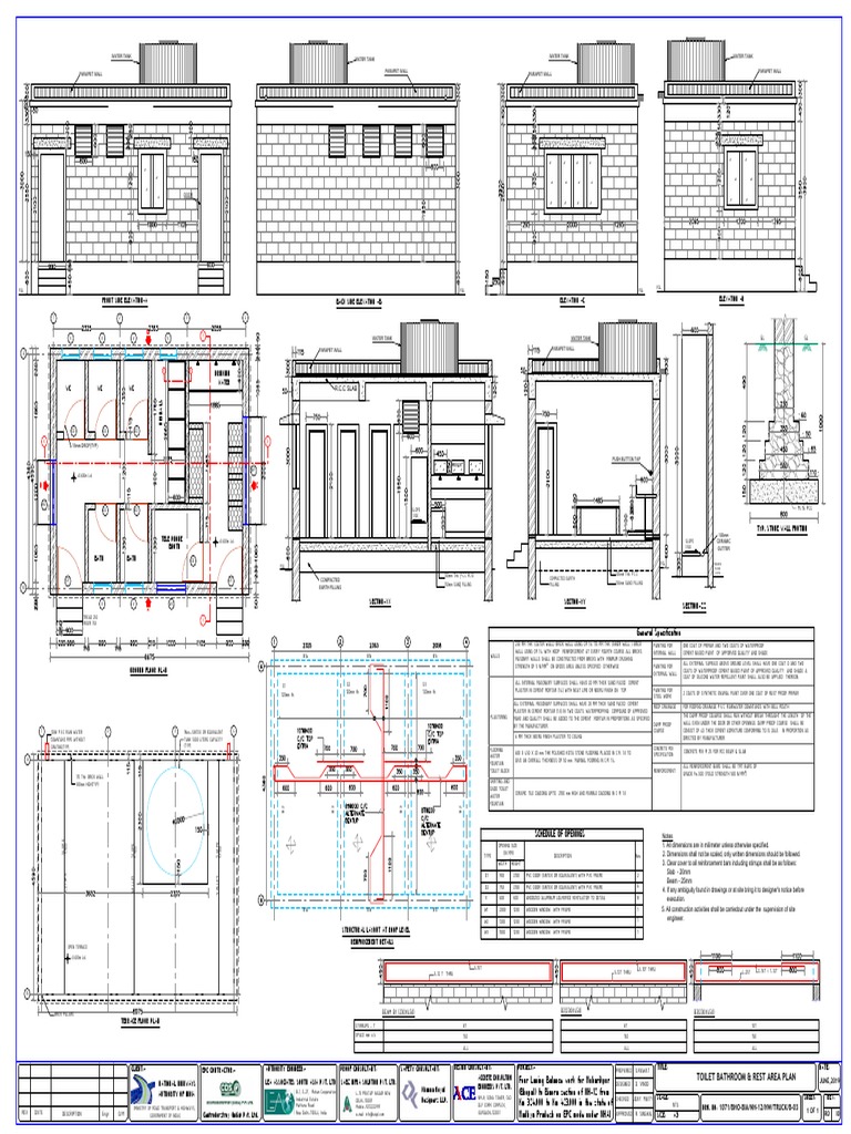 Truck Layby Specifications for NH-12 Project | PDF | Plaster | Concrete