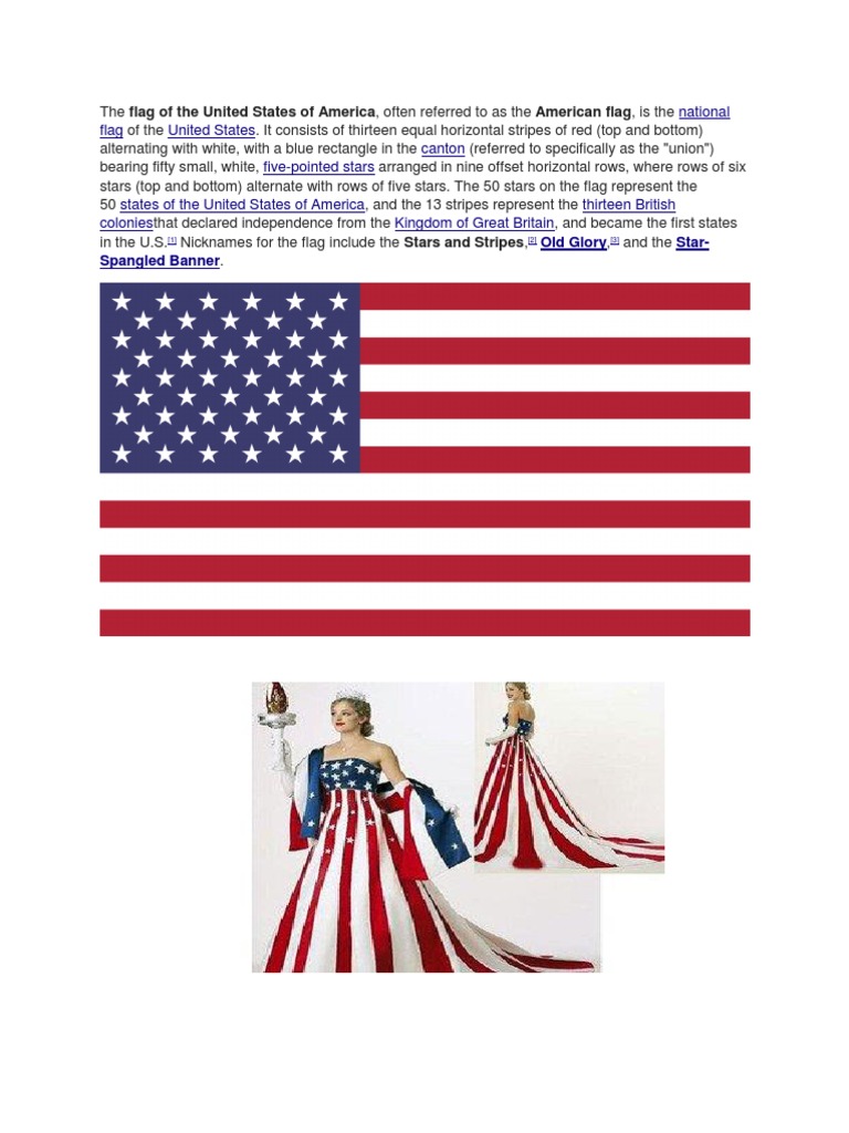 National Flag United States Canton Five-Pointed Stars States of The ...