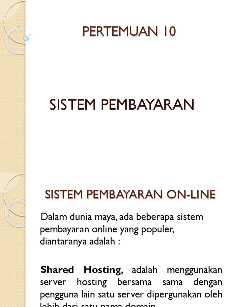 Sistem Pembayaran E-Commerce | PDF