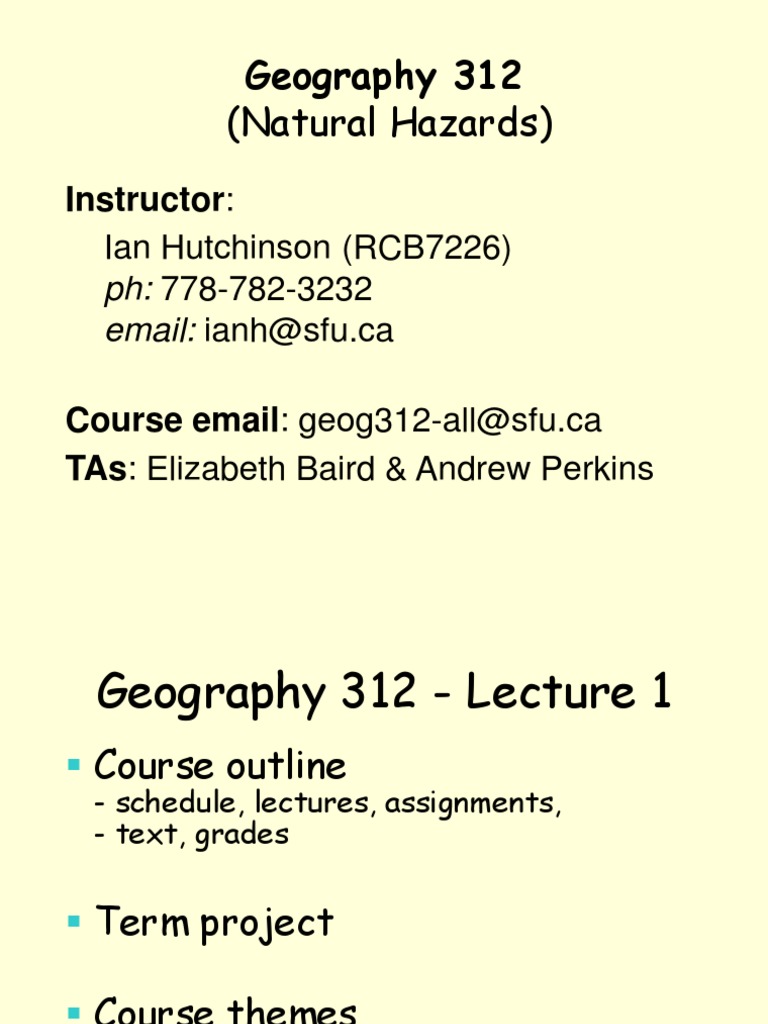 Intro | PDF | Natural Hazards | Hazards