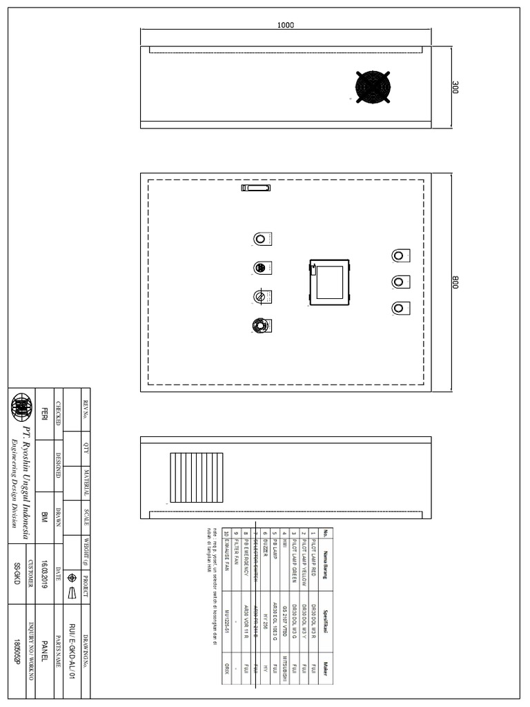 Drawing Panel Listrik | PDF
