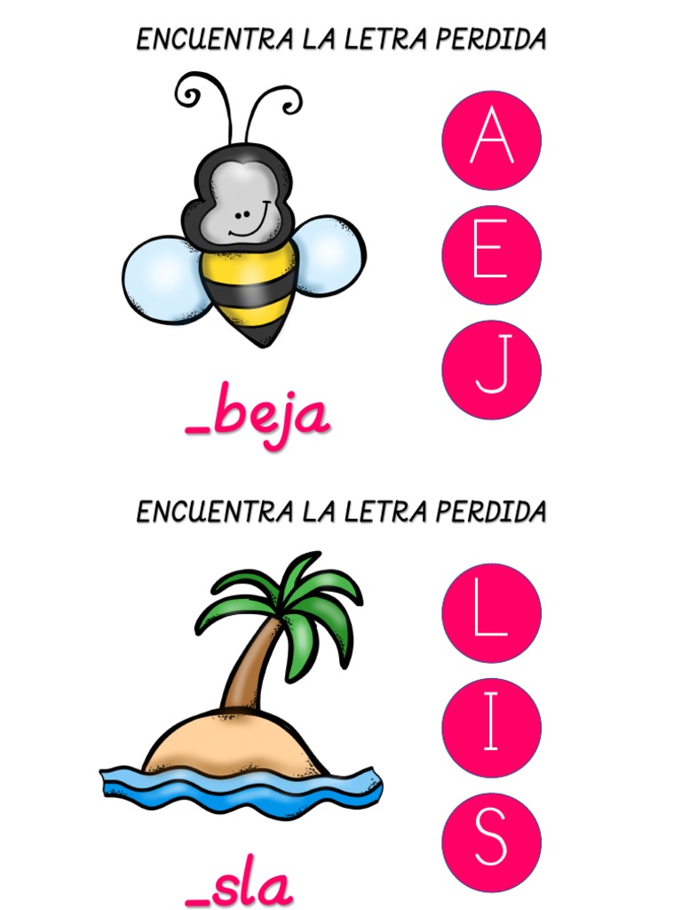 Cuaderno 1 Encuentra La Letra Perdida PDF | PDF
