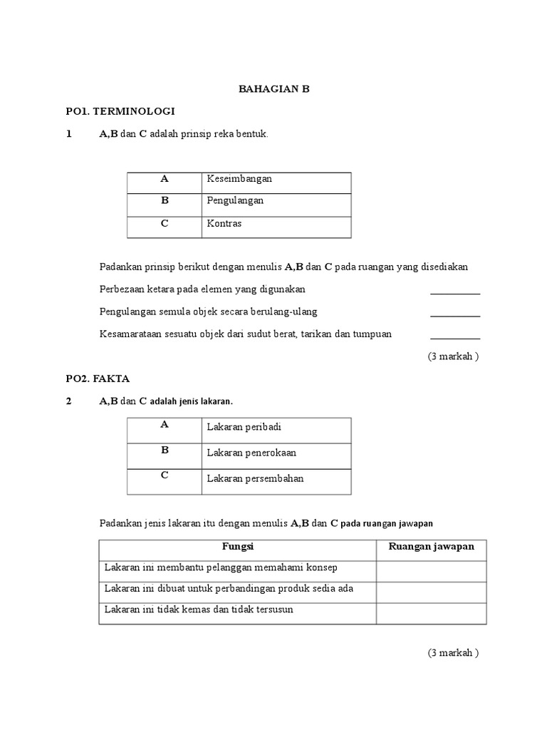 RBT Form 3 | PDF