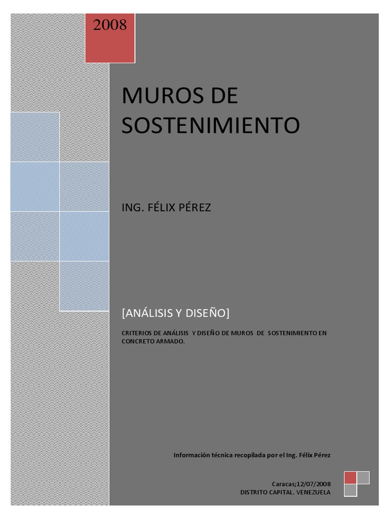 Muros de Sostenimiento en Concreto Armado | PDF | Falla (geología ...