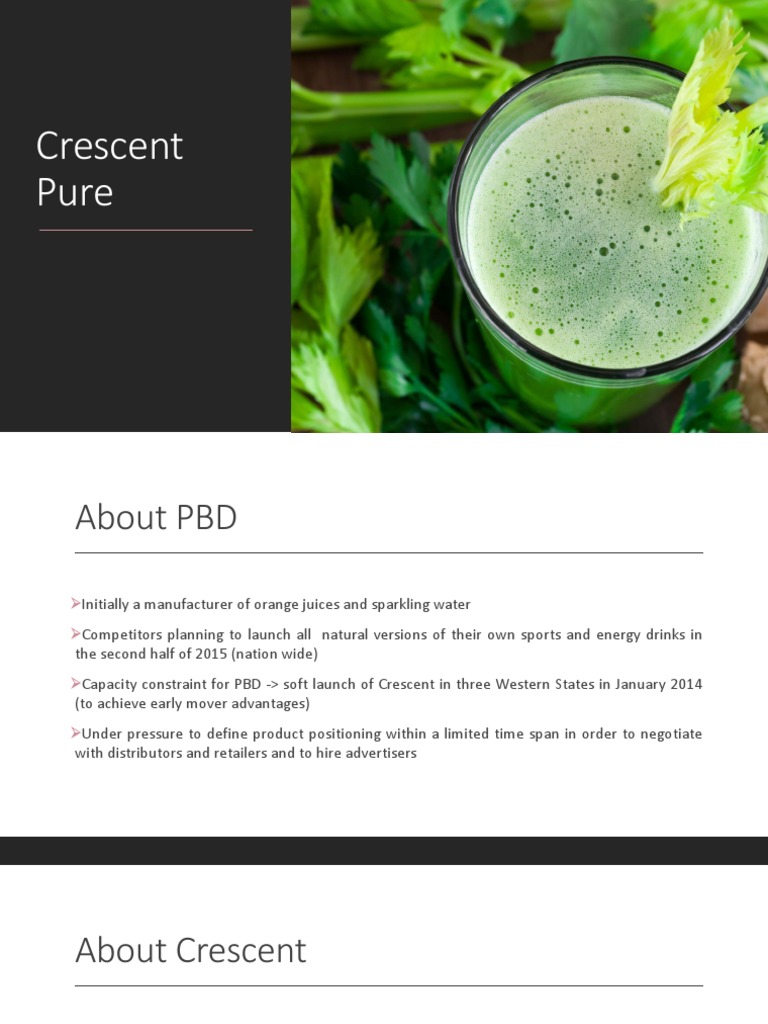 Crescent Pure | PDF | Drink | Business Economics