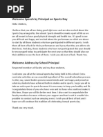 Foundation Day Message | PDF | Career & Growth | Lifestyle