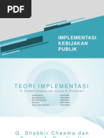 Teori Implementasi Kebijakan Grindle | PDF