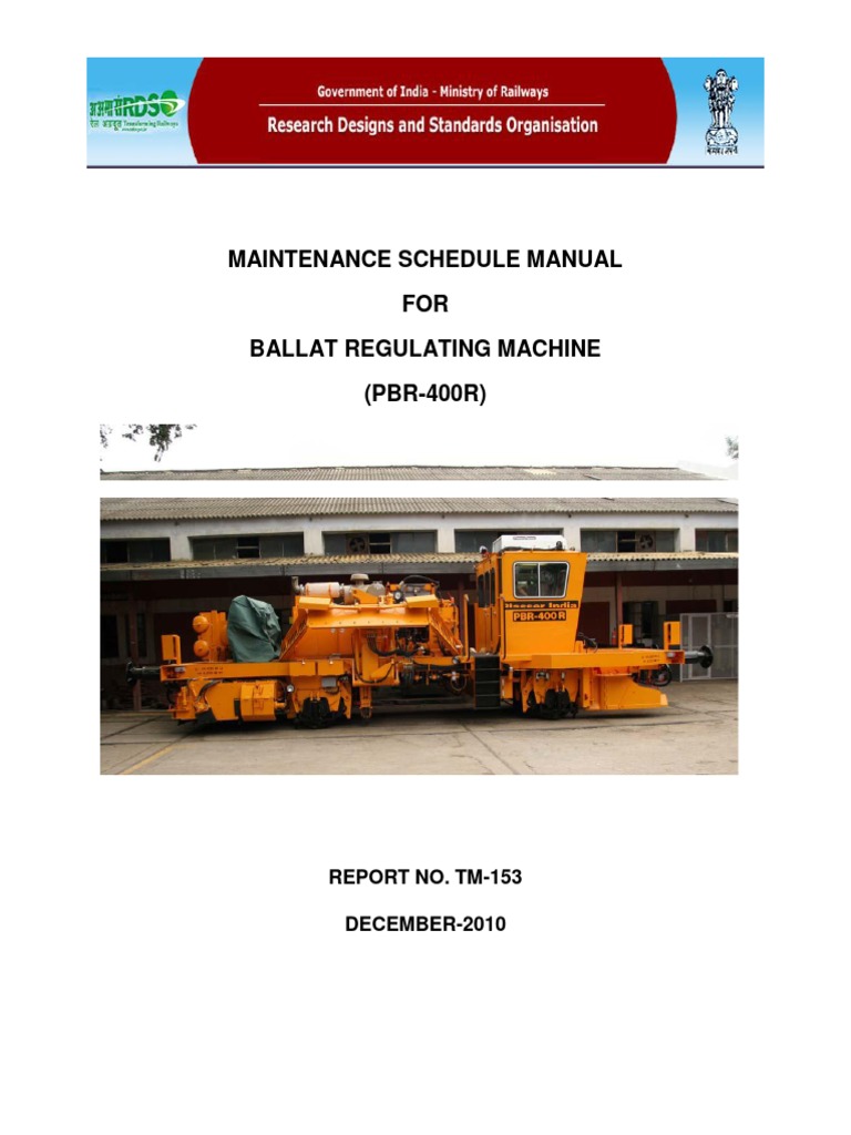 paver-TM-153 MAIN SCH BRM (PBR-400R) PDF | PDF | Bearing (Mechanical ...