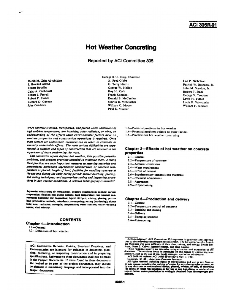 ACI305R | PDF