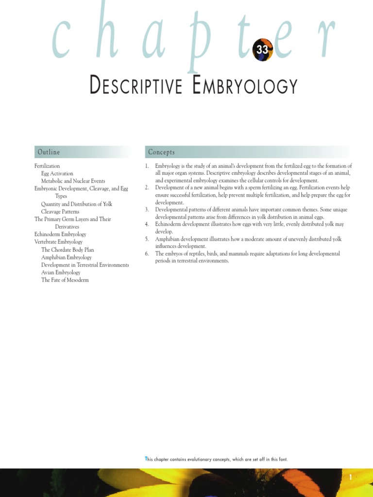 Descriptive Embryology PDF | PDF | Developmental Biology | Egg