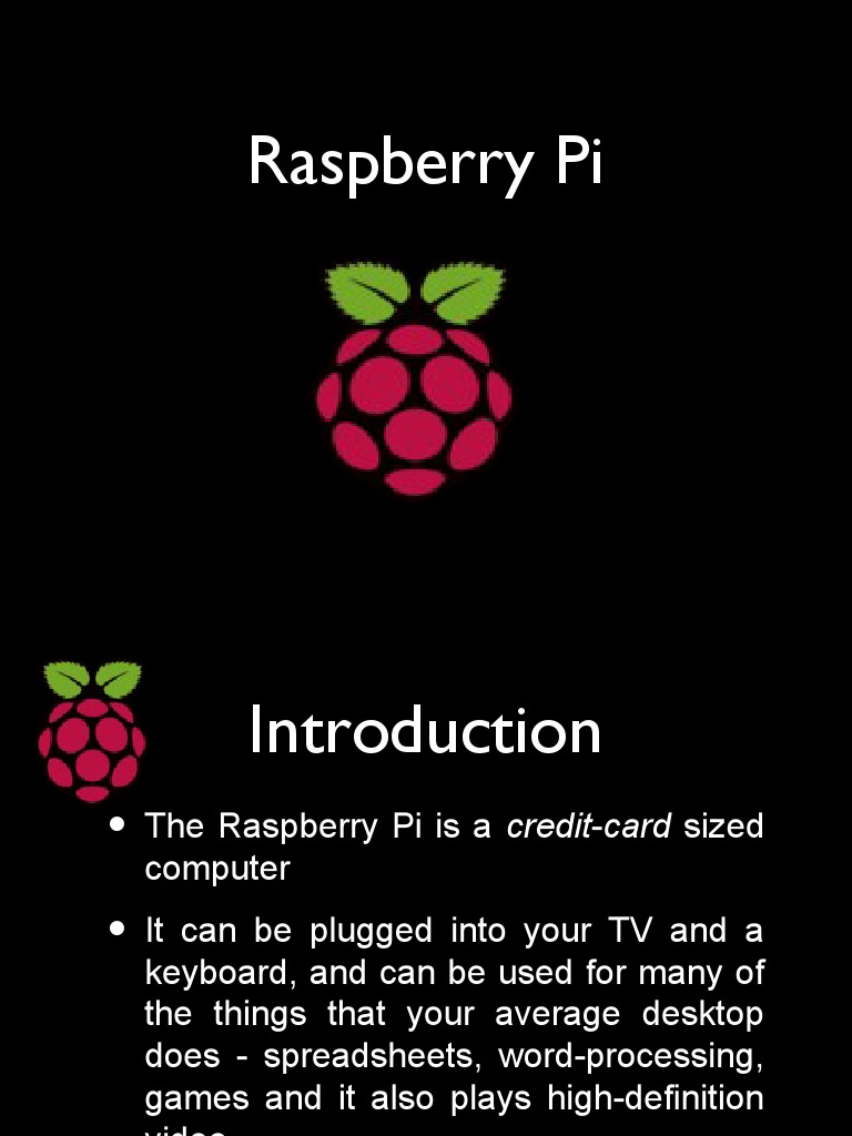 Raspberry Pi | PDF | Raspberry Pi | Computer Architecture