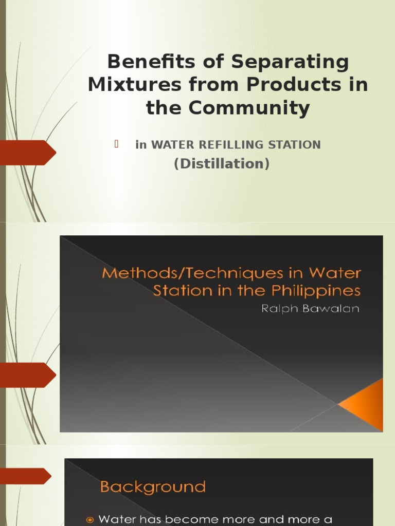 Benefits of Water Refilling Station | PDF