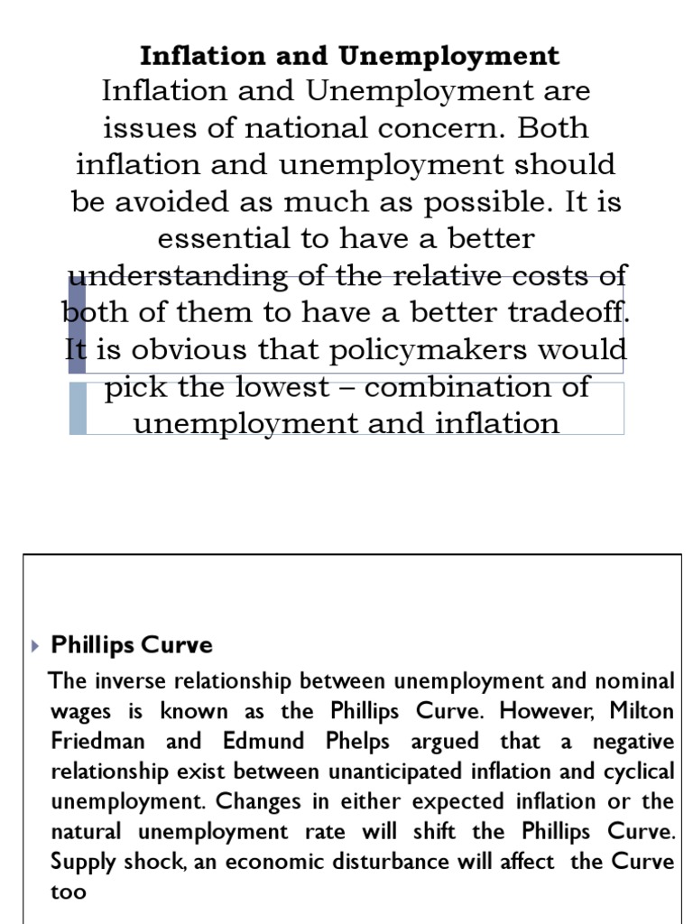 Inflation-Unemployment Dynamics Explained | PDF | Phillips Curve ...