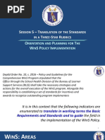 DepEd WiNS Program Powerpoint | PDF | Hand Washing | Wash