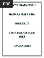 Contoh Karangan Tema Buku Teks BM | PDF