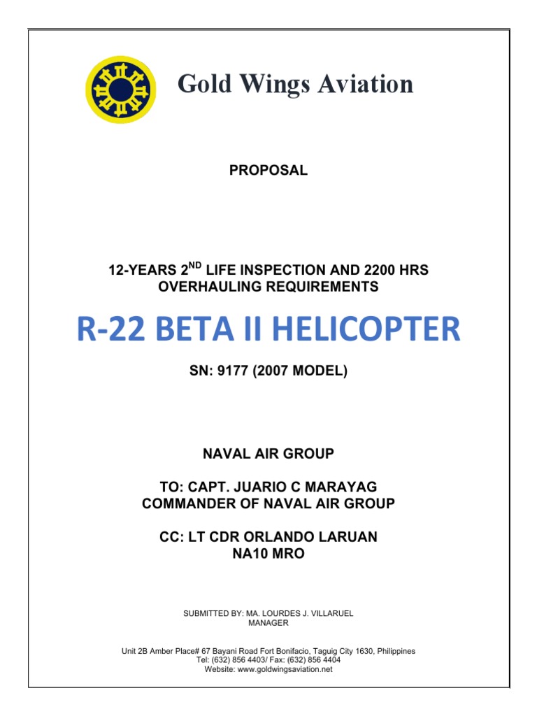 Proposal r22 Overhauling Navy | PDF | Helicopter | Aviation