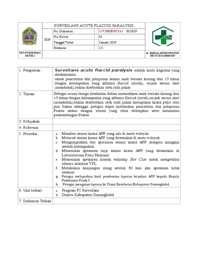 Sop Afp Terbaru | PDF
