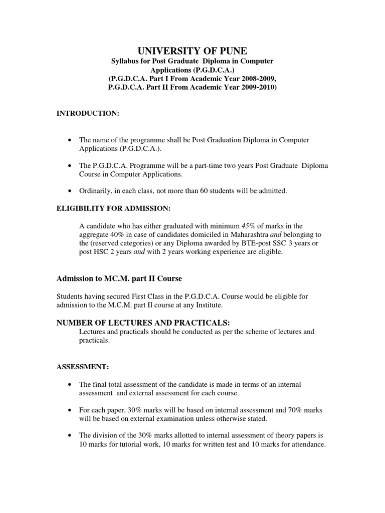 Pgdca Syllabus Pdf Inheritance Object Oriented Programming Pl Sql