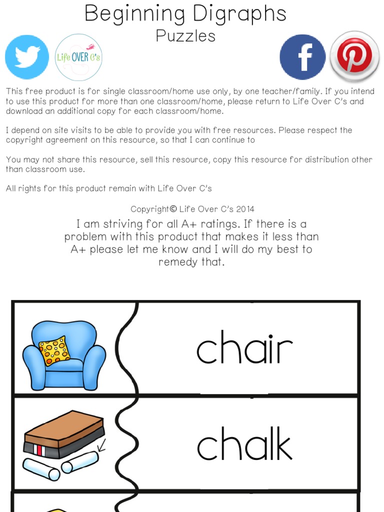 Digraph Puzzles | PDF