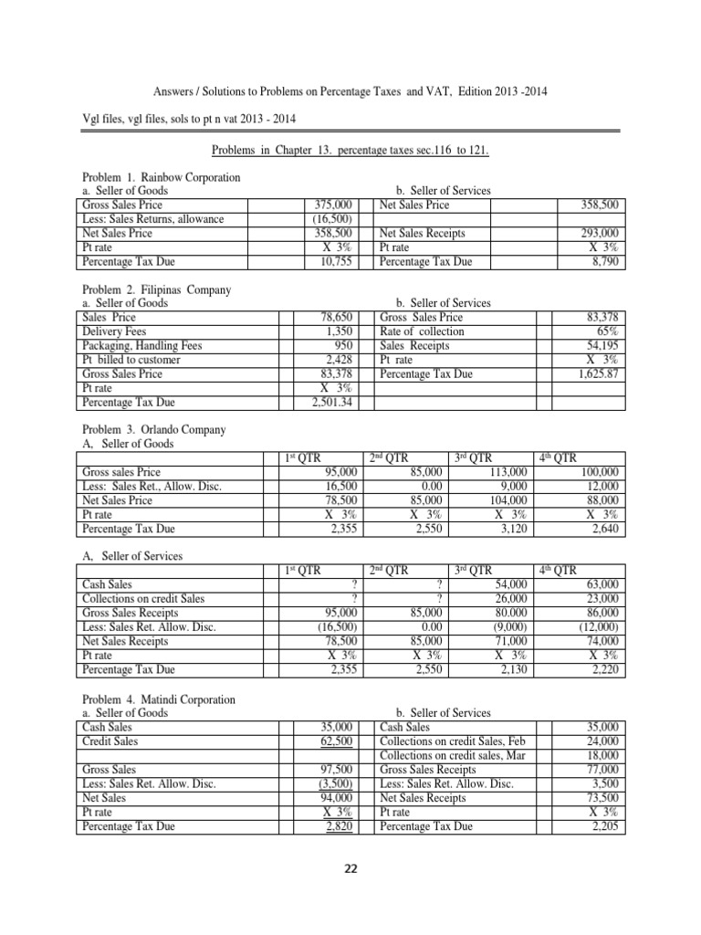 ST ND RD TH | Download Free PDF | Value Added Tax | Prices