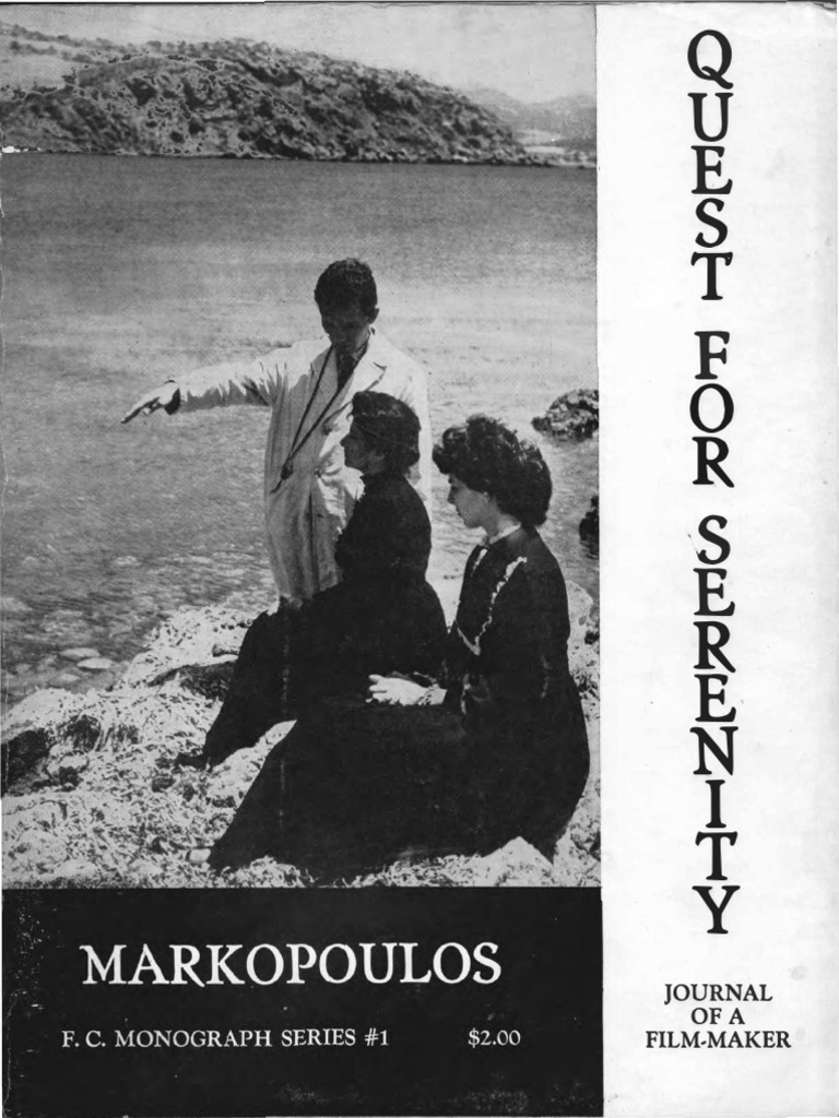 Quest For Serenity - Gregory Markopoulos | PDF