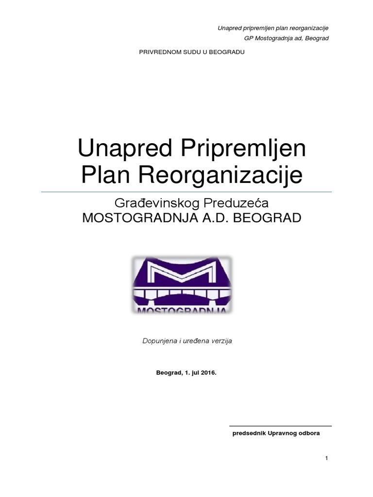 Mostogradnja UPPR | PDF