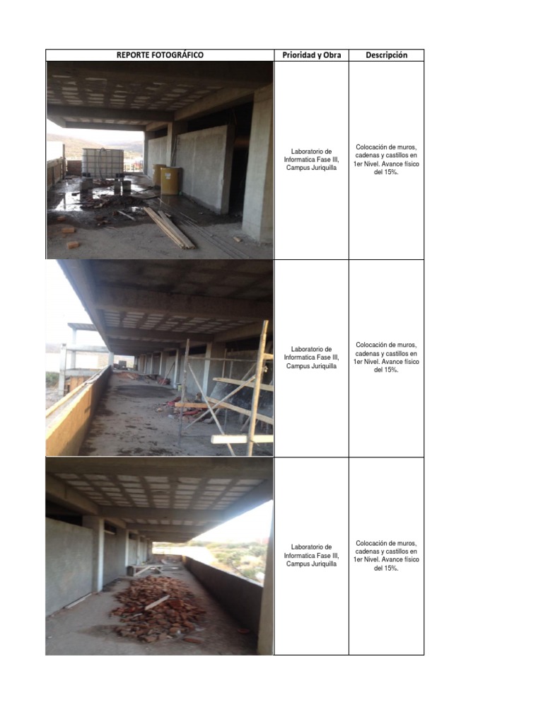 Reporte Fotográfico | PDF | Science | Ciencia (general)