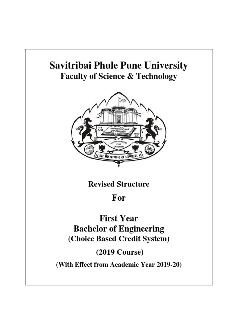 Sppu Fe Syllabus Pdf Project Based Learning Engineering 