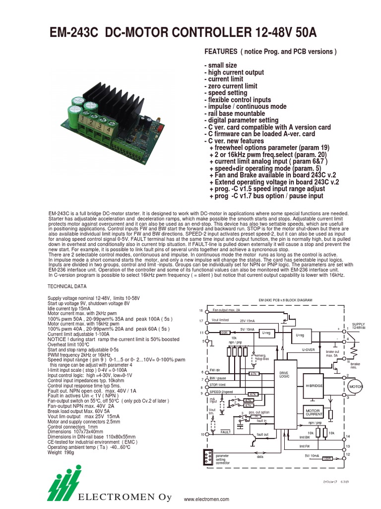 EN Em-243c | PDF | Bipolar Junction Transistor | Input/Output