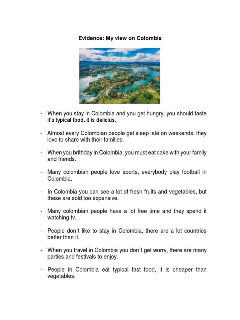 Exploring Colombian Culture | PDF