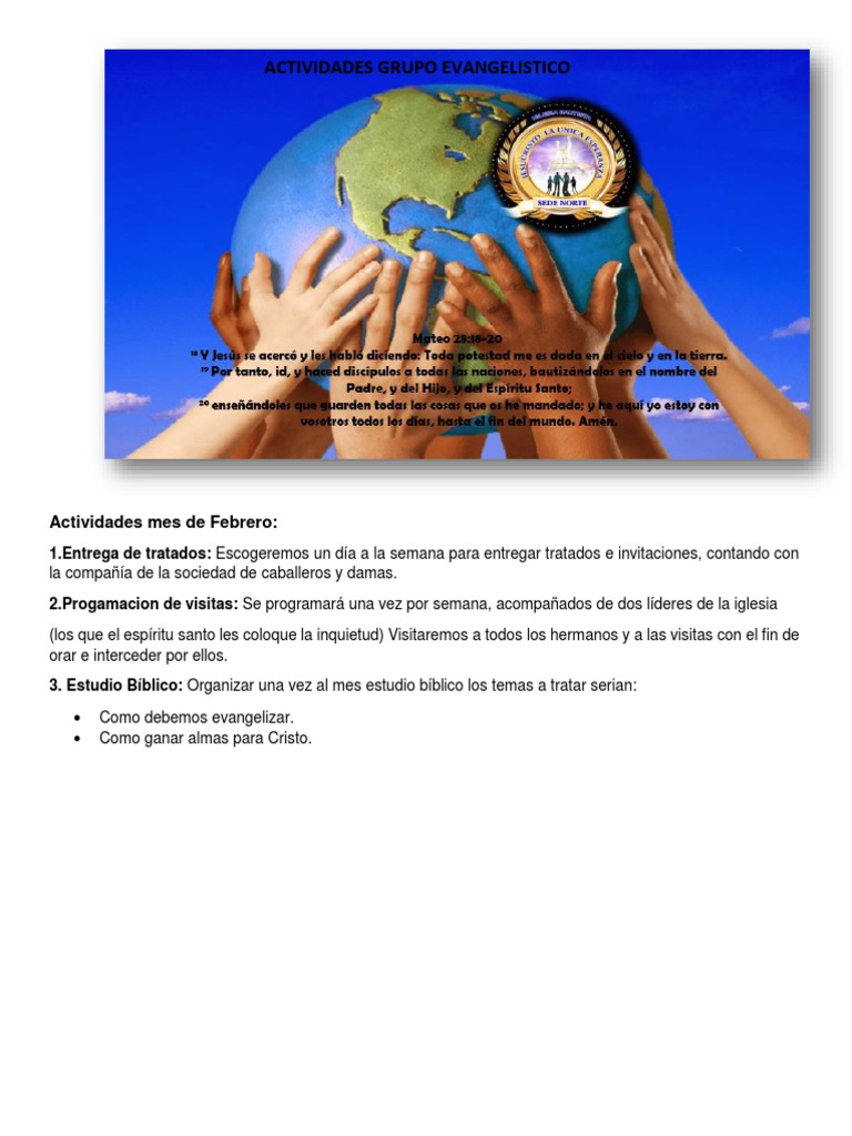 Actividades Mes de Febrero | PDF