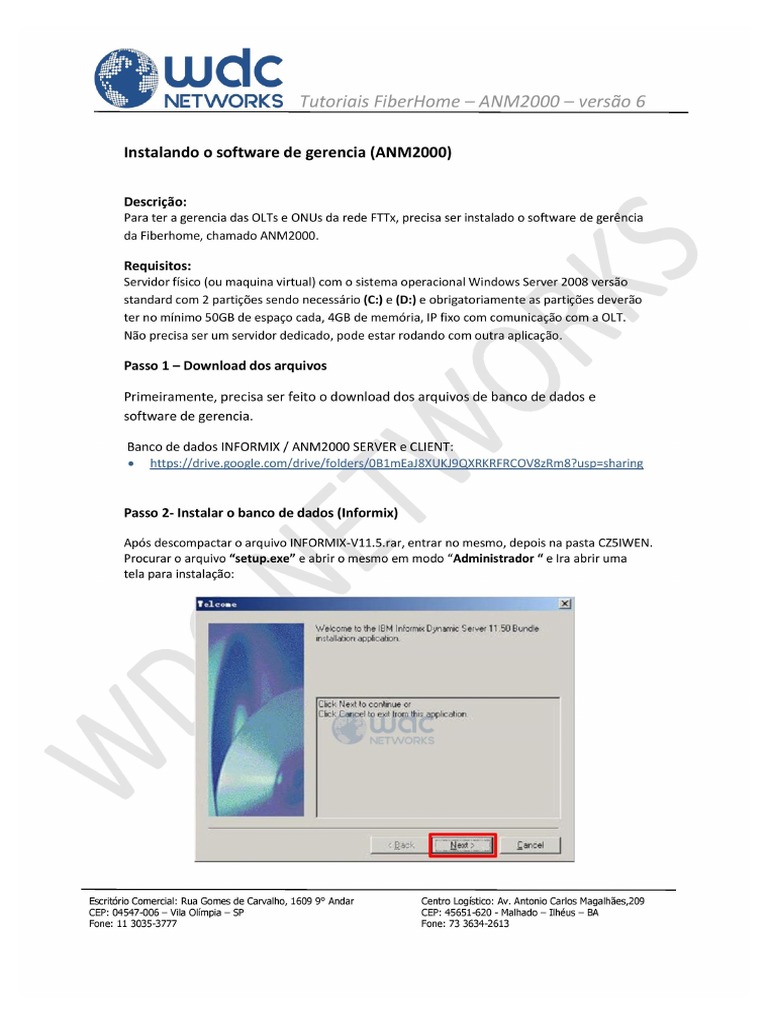 Instalando o ANM2000 PDF | PDF