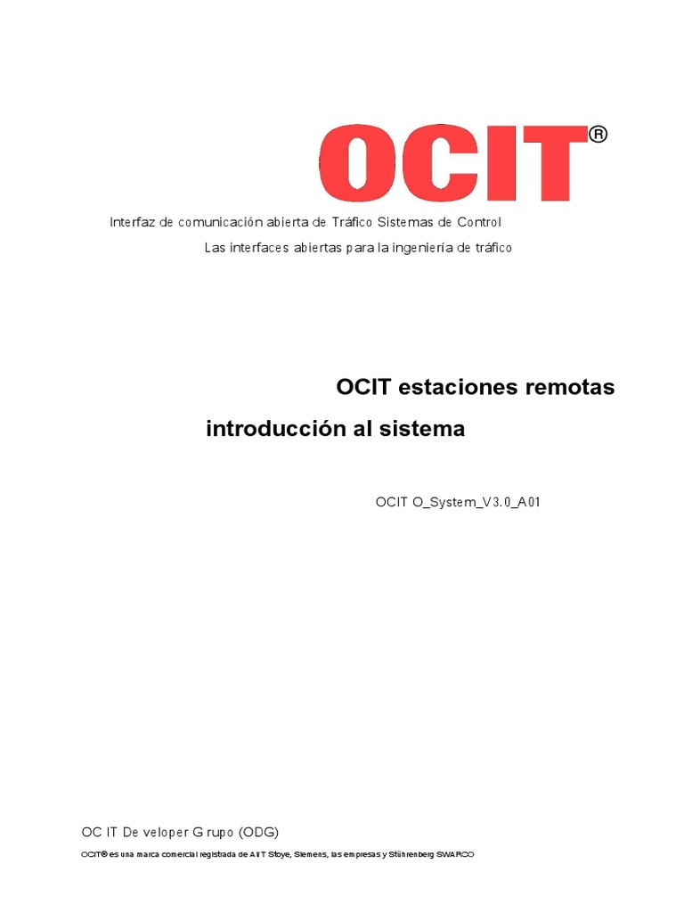 Ocit Protocolo | PDF | Xml | Diodo emisor de luz