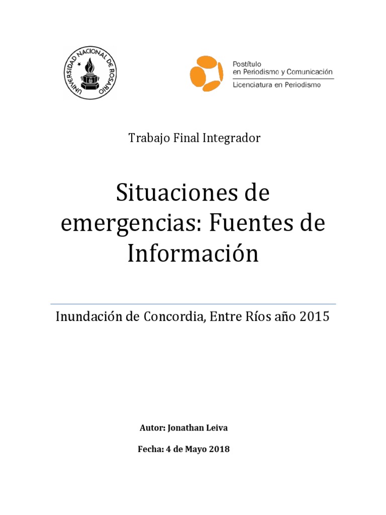 Trabajo Final Integrador - Jonathan Leiva | PDF | Información | Publicación