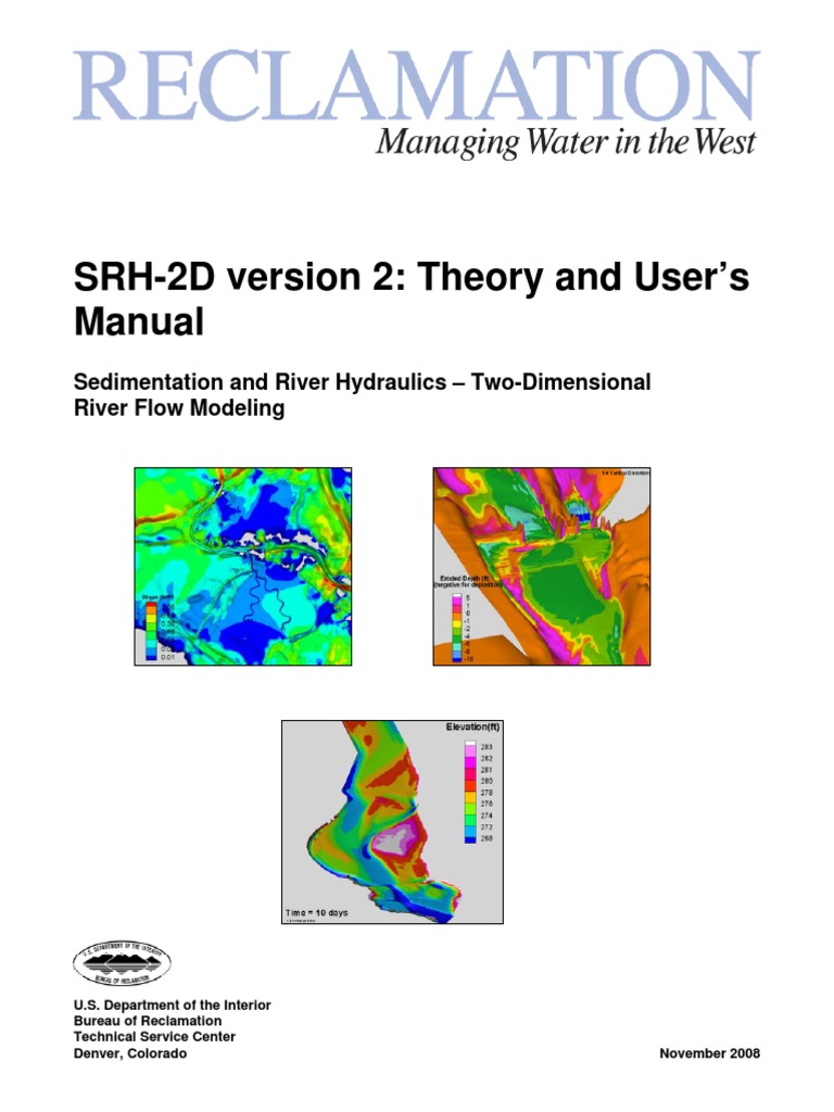 Manual SRH2D v2 | PDF | Computer File | Simulation