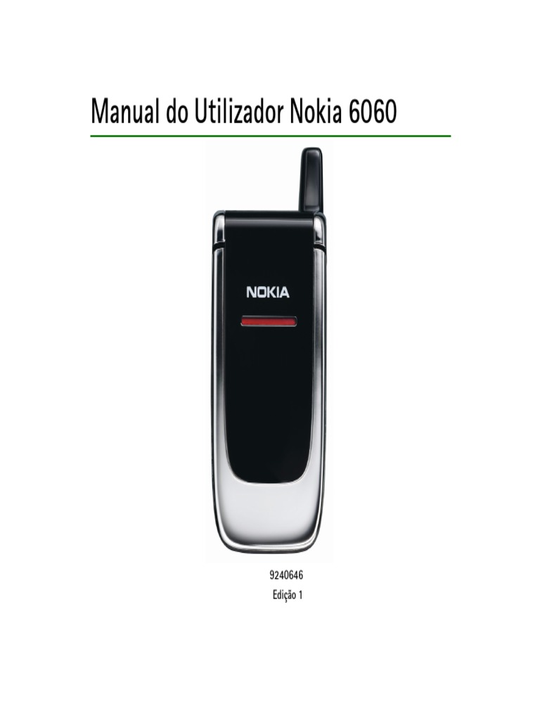 Nokia 6060 | PDF | Celulares | Rede de computadores