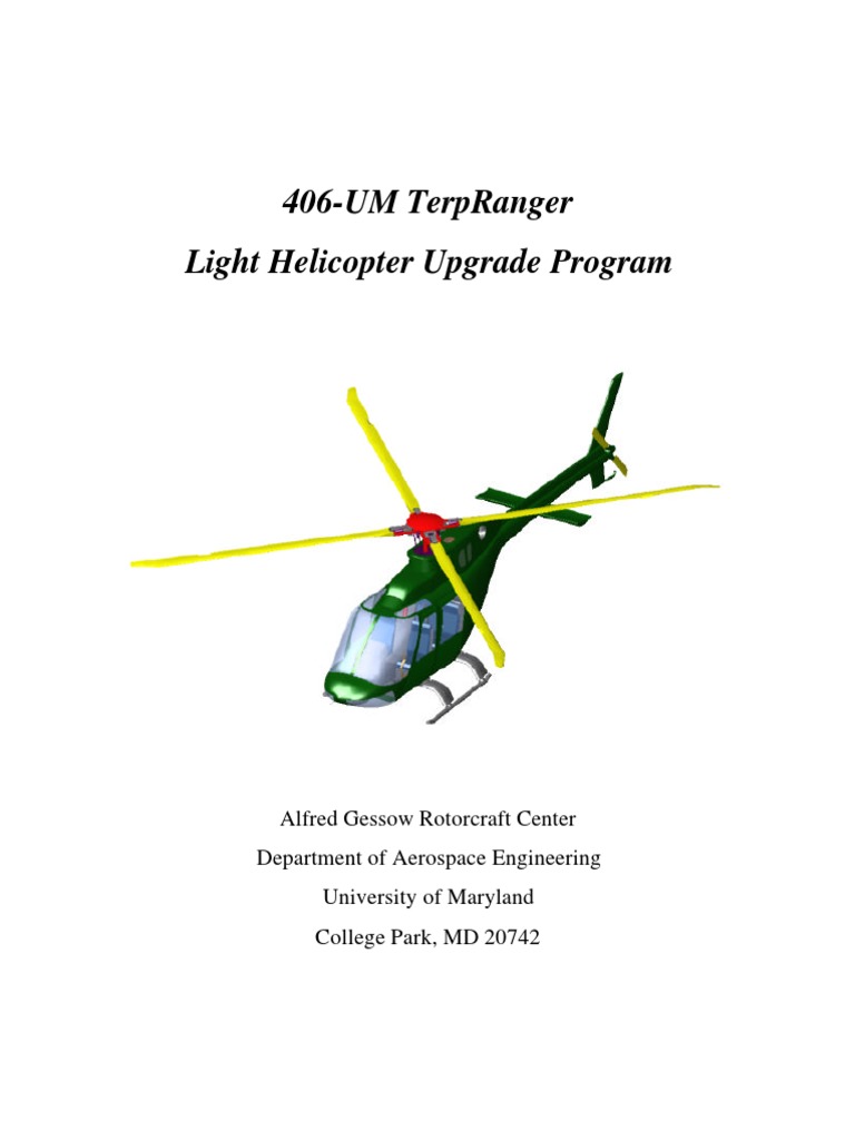 Bell 406 Terpranger | PDF | Helicopter Rotor | Helicopter