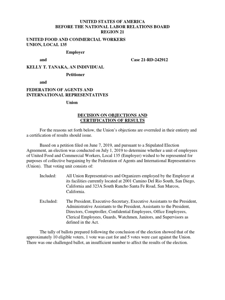 Petition to Remove Union Steward | PDF | Government | Justice