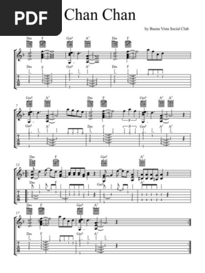 Chan Chan Guitar Chords