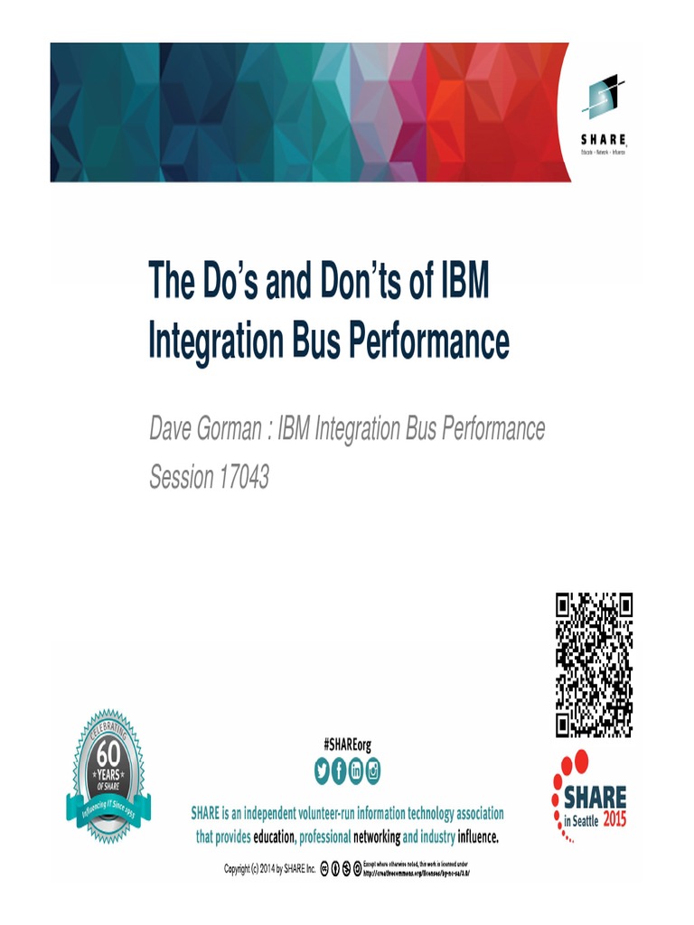 The Dos and Donts of IBM Integration Bus Performance - Wed 040315 315pm | PDF | Parsing | X Path