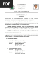 BDC SB Resolution Approving and Adopting The 3 Year BDP | PDF