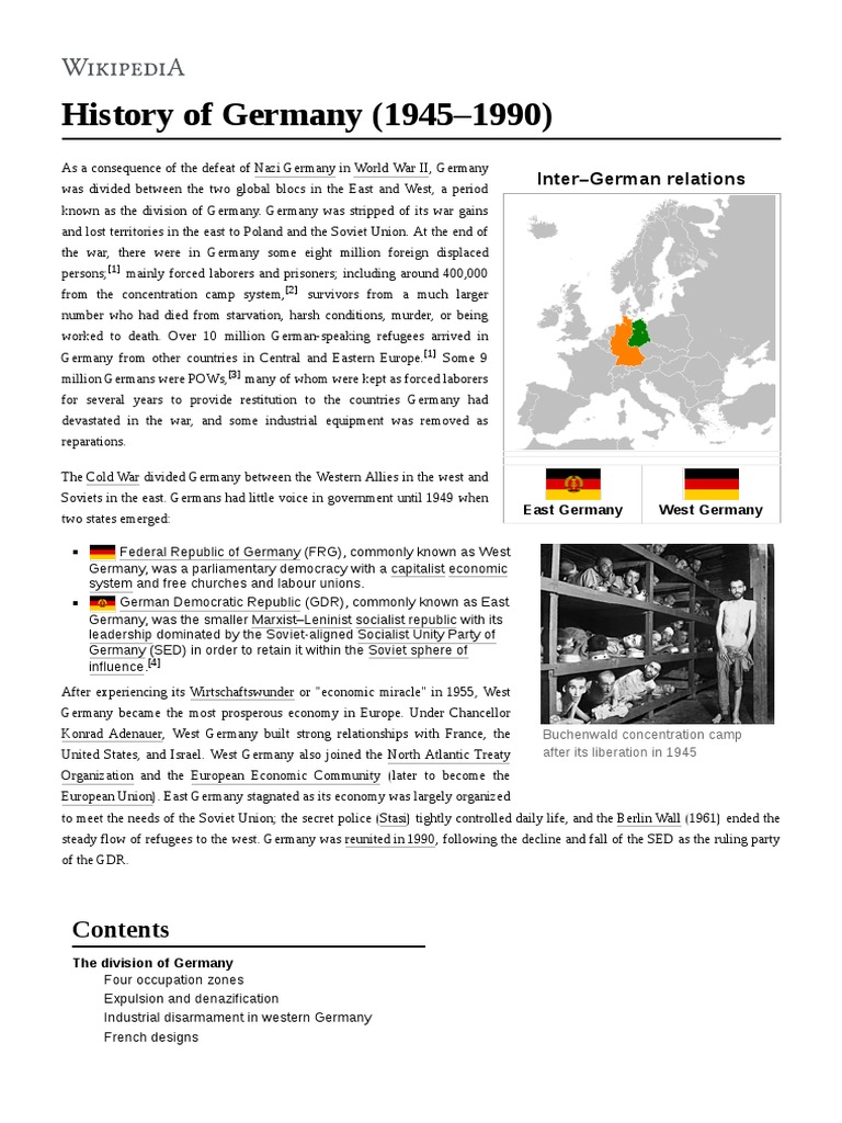 History of Germany (1945-1990) | PDF | East Germany | Germany