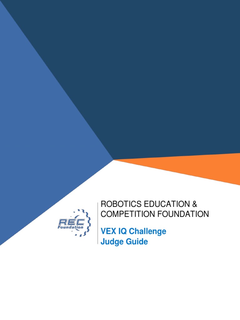 Vex Iq Judge Guide 2018 19 | PDF | Rubric (Academic) | Science ...