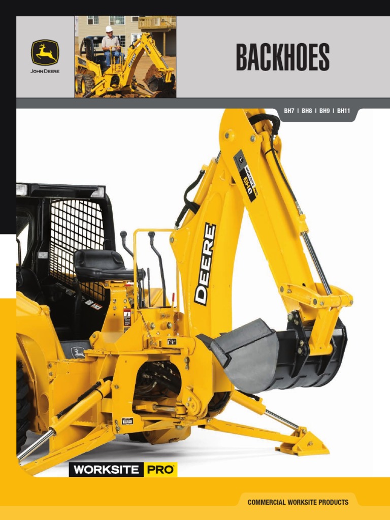 Deere Backhoe BH Series | PDF | Construction Equipment | Industrial ...