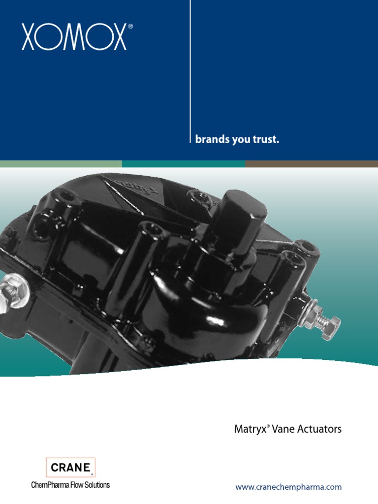 Xomox MatryxVaneActuator Brochure NorthAmerica | PDF | Mechanical ...